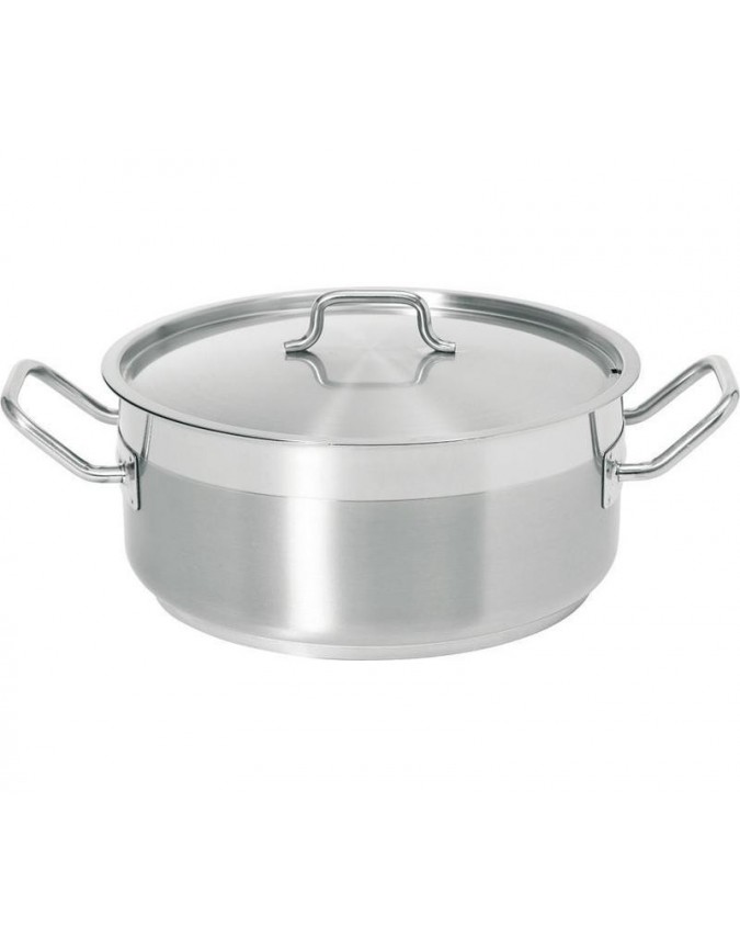 Faitout inox avec couvercle - 2.8 litres - Gamme Profi Line - CHR-MASTER