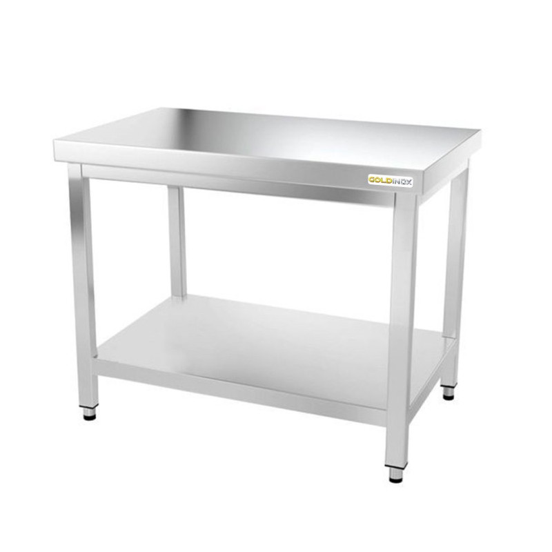 Table de travail centrale inox - 800 x 700 x 850 mm