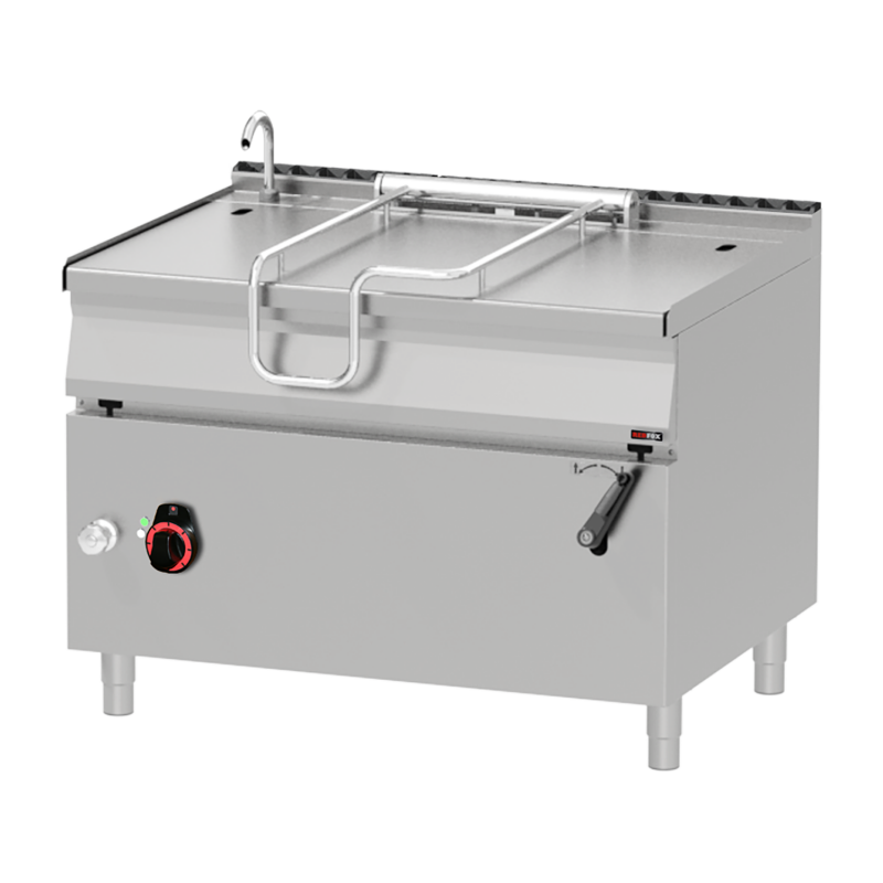 Sauteuse basculante manuelle électrique 120 litres fond en inox - Gamme ...