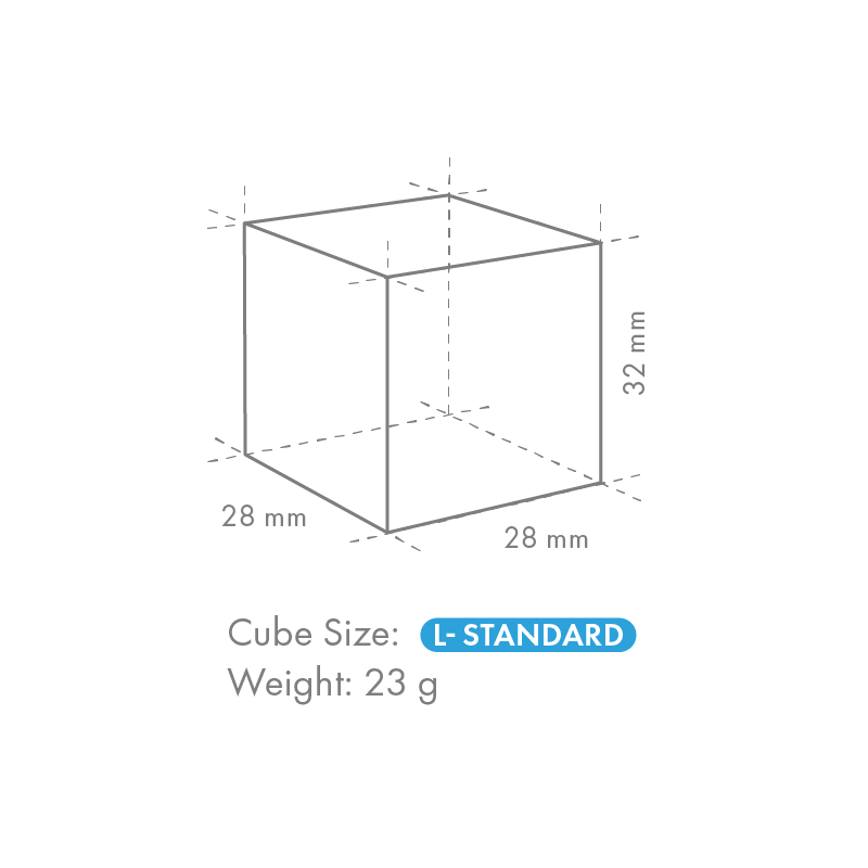 Machines à glaçons - Cube - 11.5 kg de réserve - 30 kg/24H - Dimensions ...
