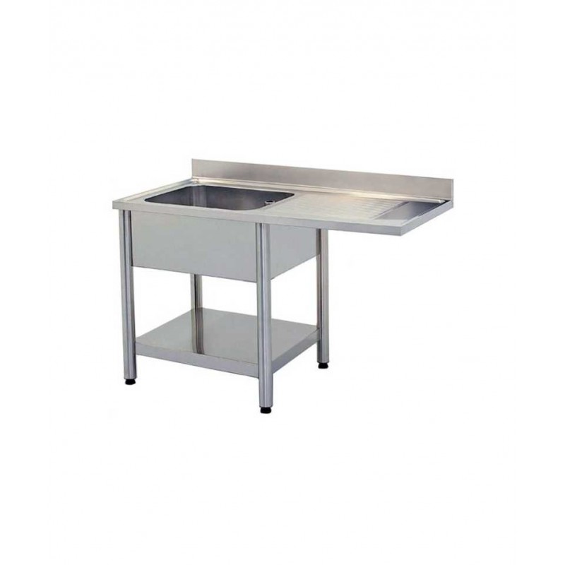 Plonge inox Prof. 600 Passage Lave-Vaisselle